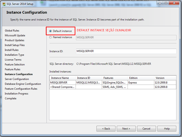 Manual SQL Server Kurulumu – Kobijet
